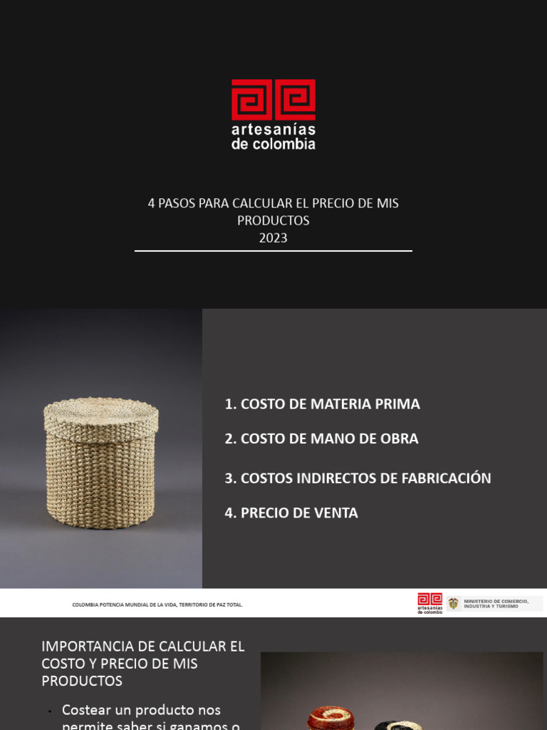 Calcular Precio de Productos en 4 Pasos | PDF | Precios | Economias