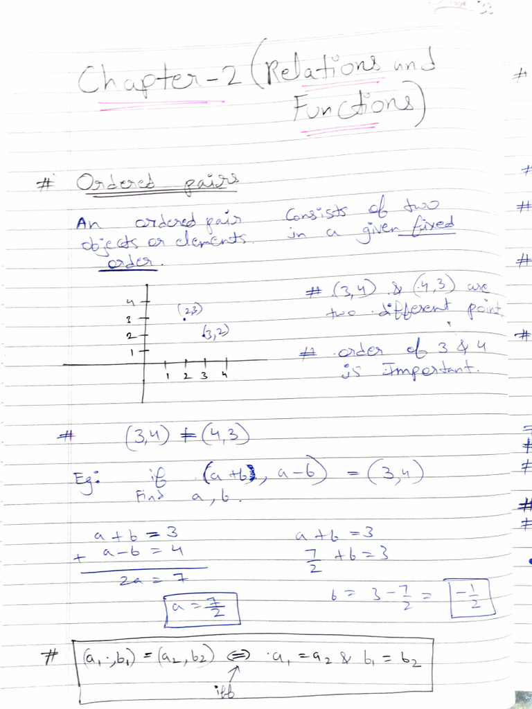 Relation&Function (11th) | PDF