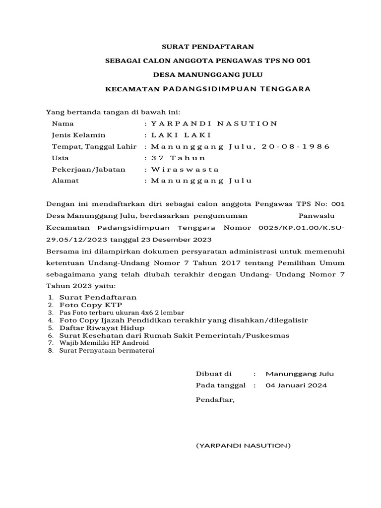 TPS BG Pandi.. | PDF