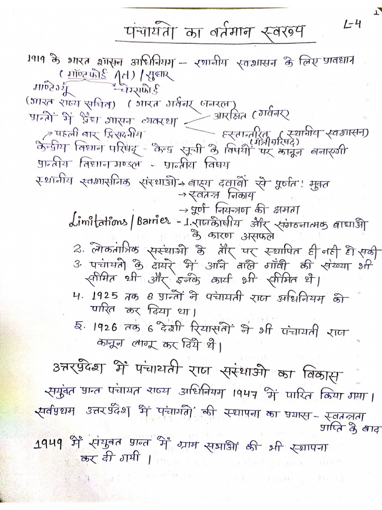 Lecture 4 Gram Panchayat Adhikari | PDF