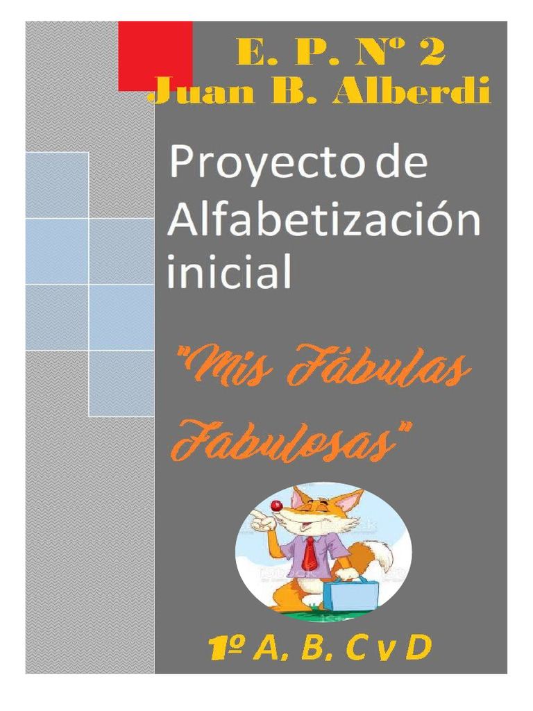 Mis Fabulas Fabulosas Proyecto | PDF | Evaluación | Fábula