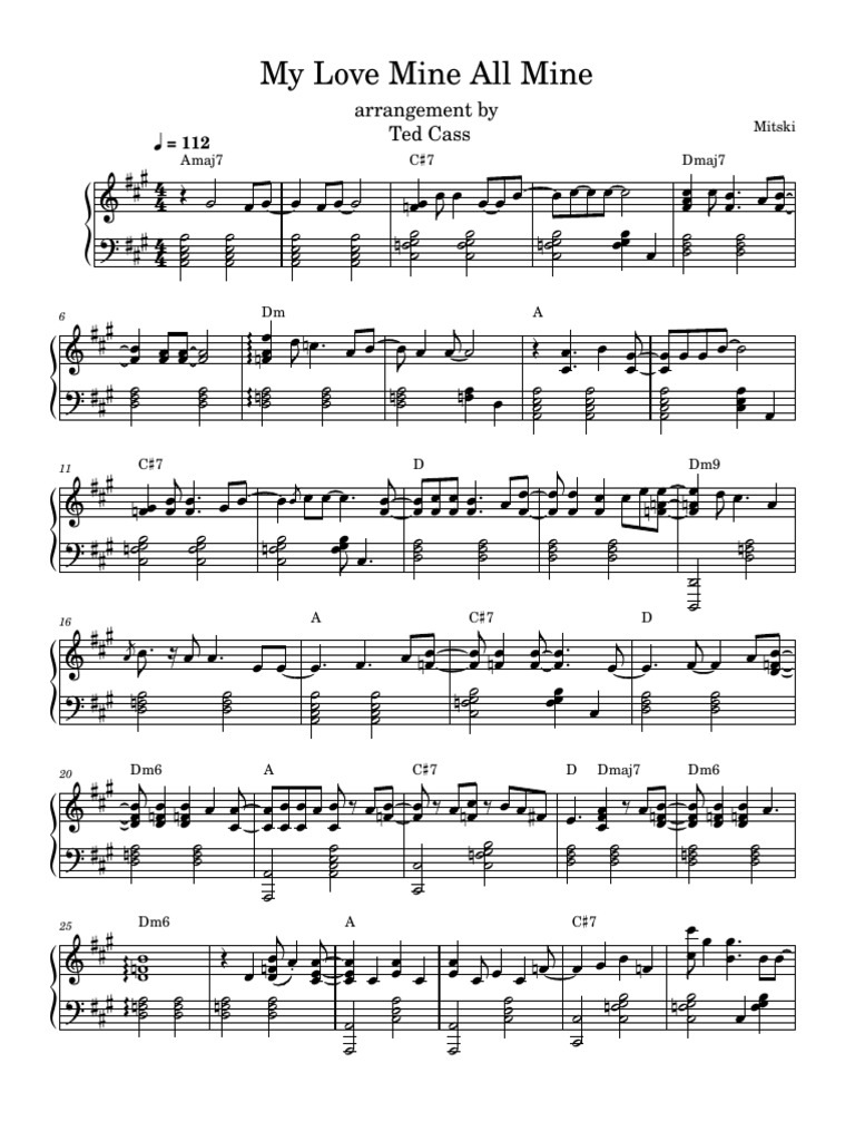 My Love Mine All Mine | PDF