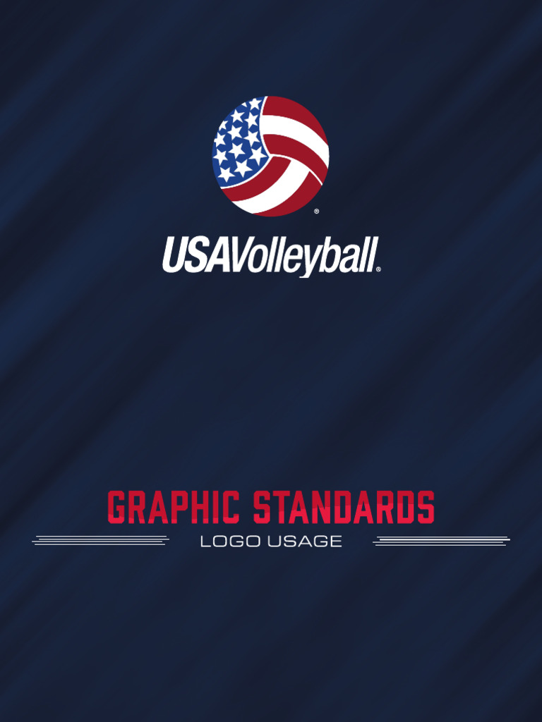 2016 USA Volleyball Graphic Standards Logo Usage | PDF | Logos | Volleyball