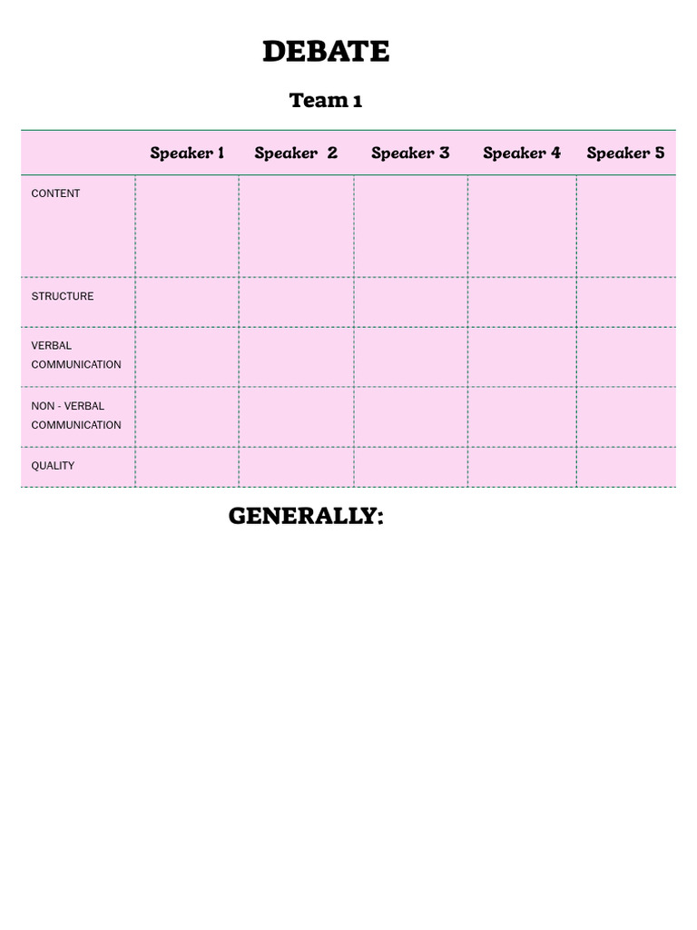 Debate Skills & Techniques Guide | PDF