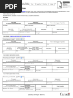 IMM 5707 (Family Info. Form) | PDF | Marriage | Passport