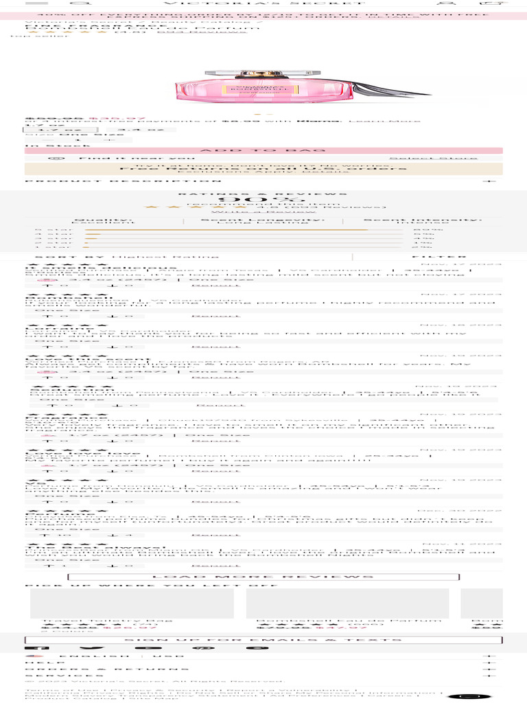 Bombshell Eau de Parfum - Beauty - Victoria's Sec | PDF | Perfume | Perfumery