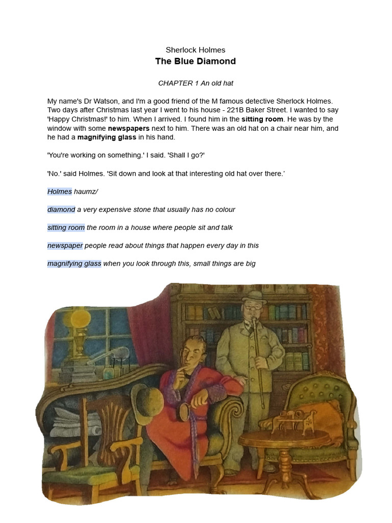 Sherlock Holmes: The Blue Diamond | PDF
