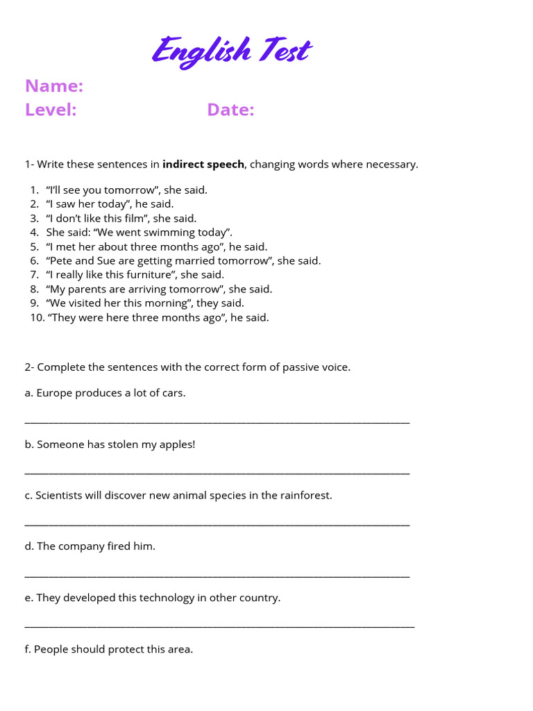 4th Adolescents English Test October | PDF | Beatrix Potter