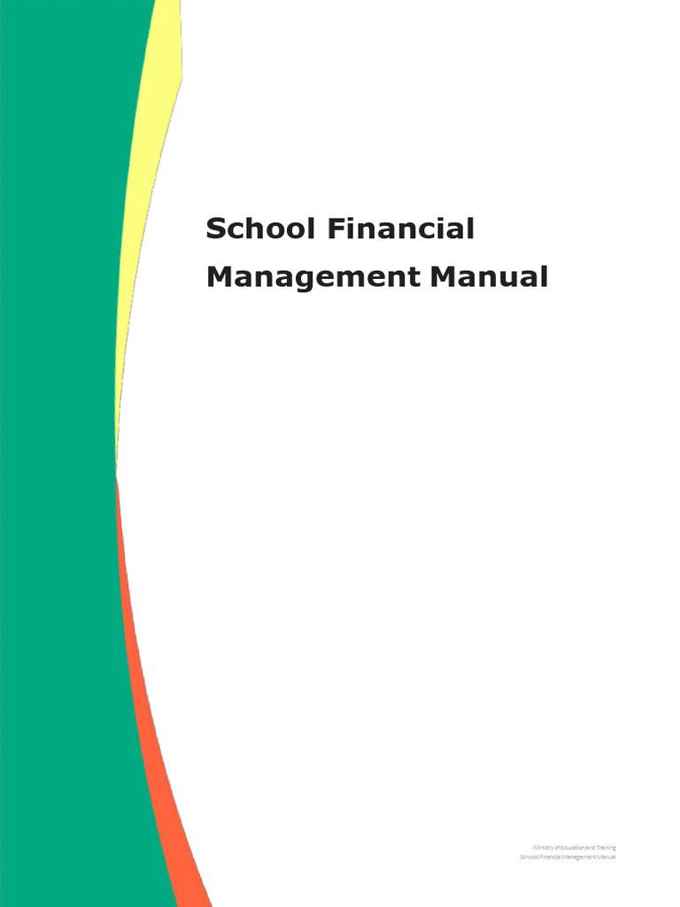 School Financial Management Manual | PDF | Budget | Tuition Payments