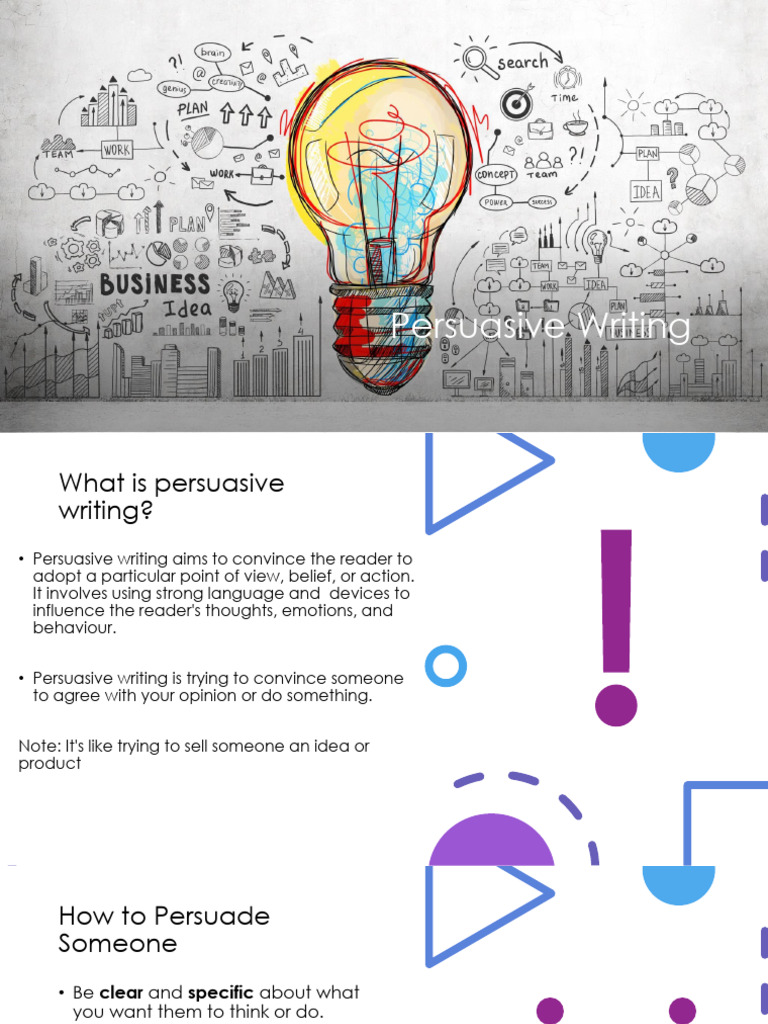 Persuasive Text Powerpoint | PDF