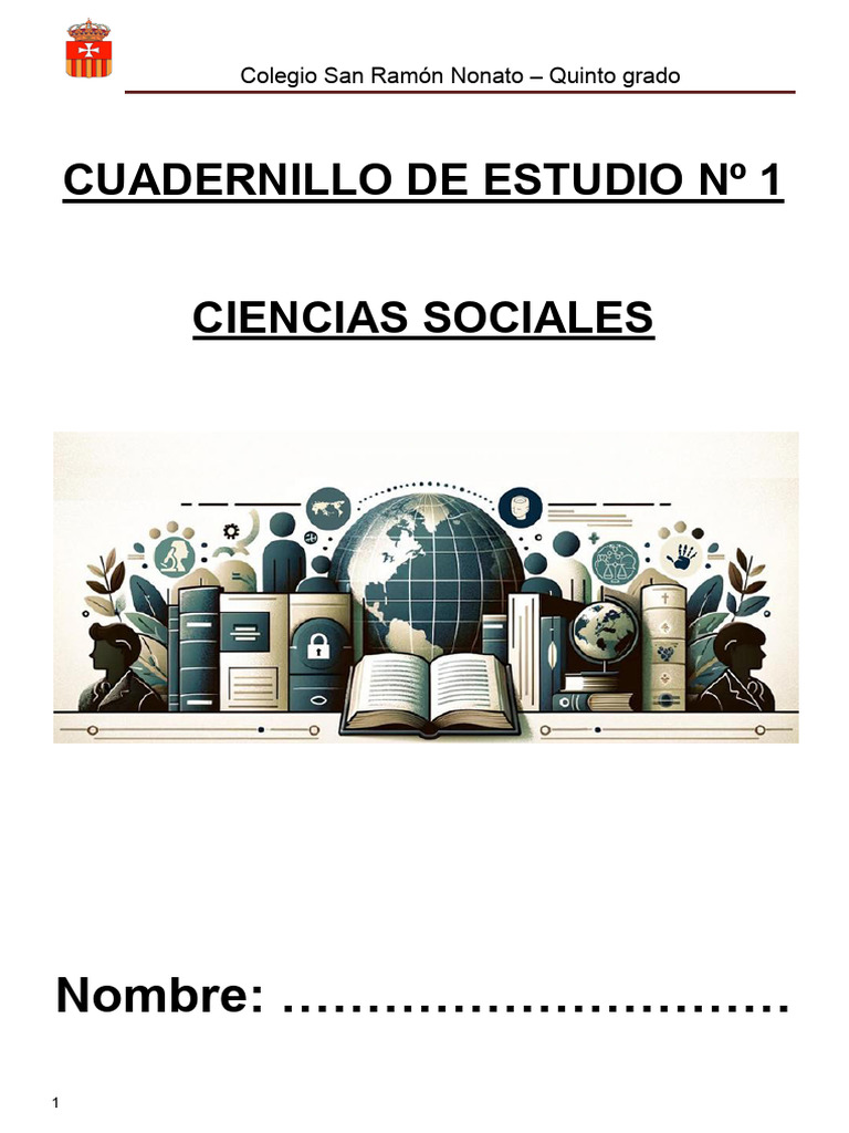 Cuadernillo Ciencias Sociales 1 | PDF | Constitución | Mapa