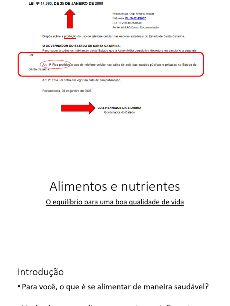 Nutrientes Essenciais para Saúde e Energia | PDF | Corpo humano ...