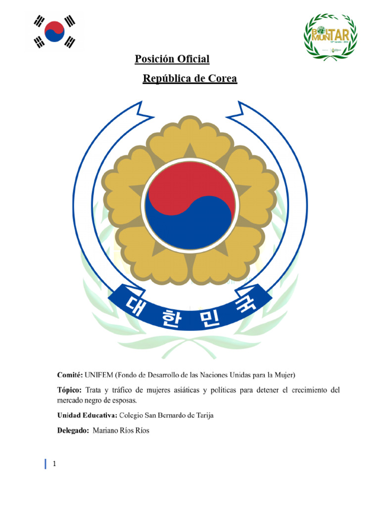 Datos Clave sobre Corea del Sur y Trata de Personas | PDF | Trata de ...