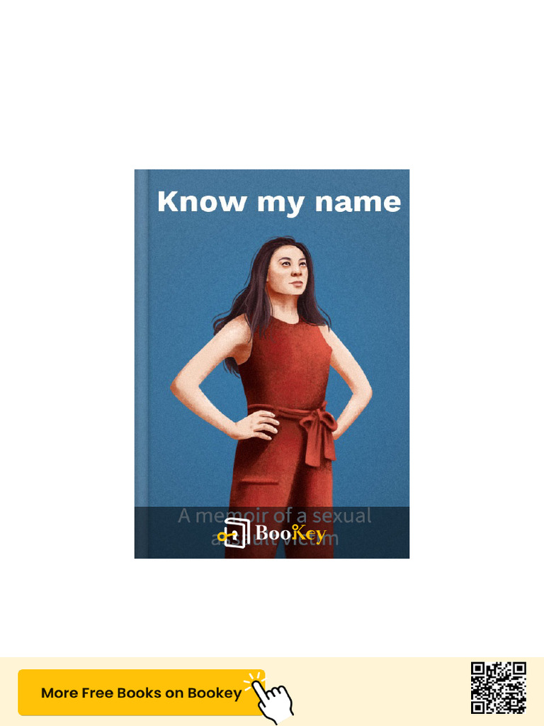 Know My Name: Chanel Miller's Journey | PDF | Psychological Trauma ...