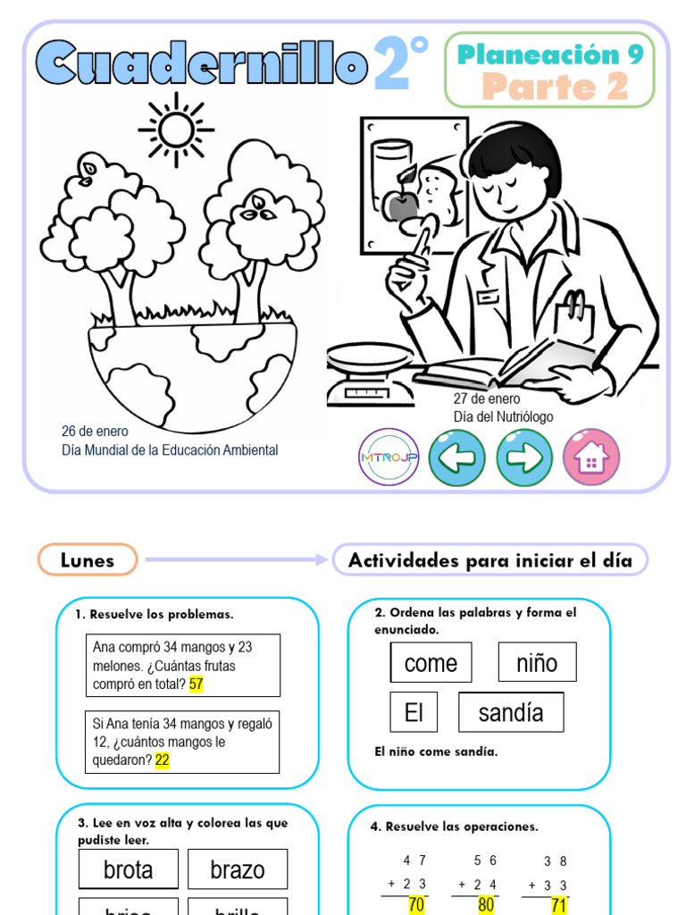 Actividades Educativas Diarias | PDF
