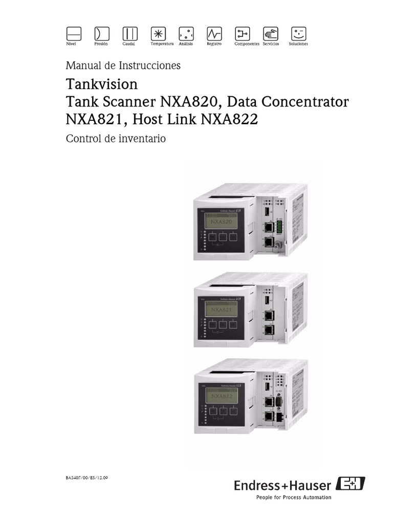 Manual de Instalación Tankvision NXA820-822 | PDF | Corriente continua ...
