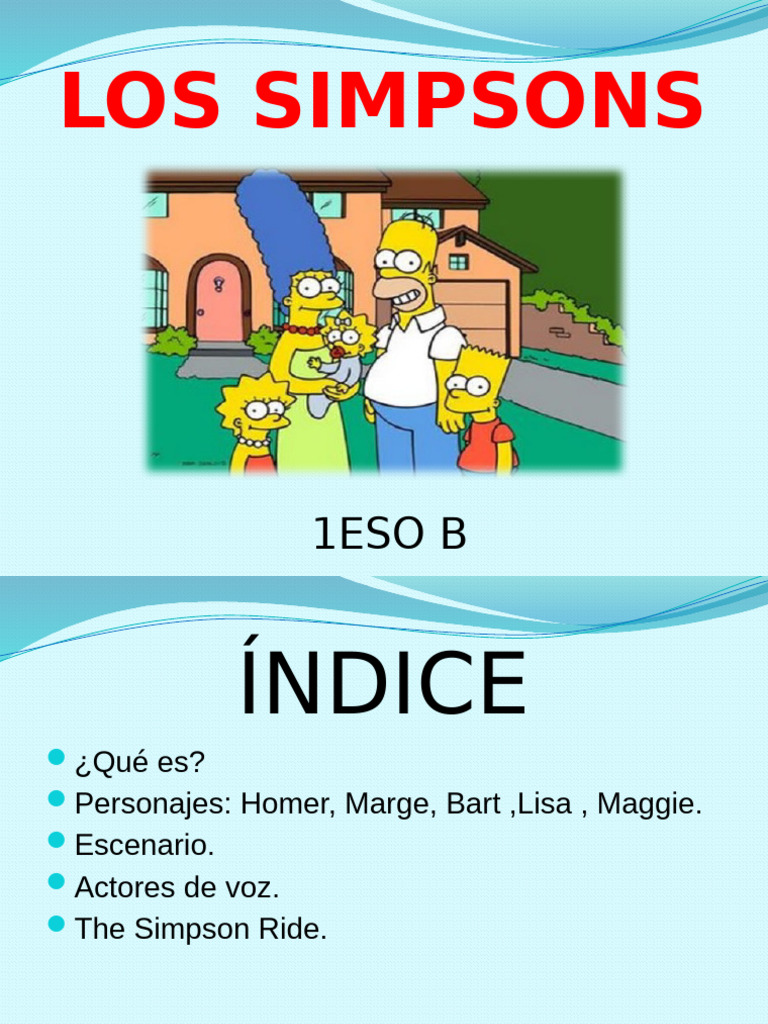 Los Simpsons | PDF
