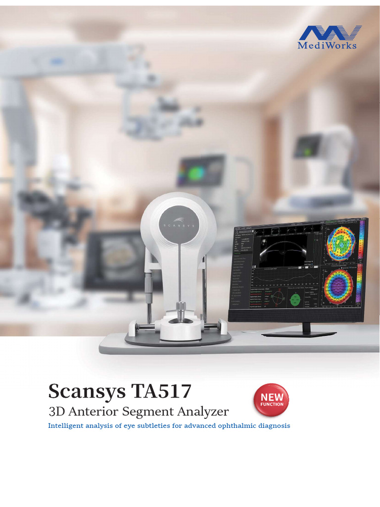 Scansys TA517 Anterior Segment Analyzer | PDF | Ophthalmology | Light