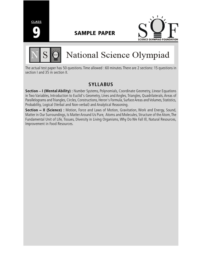 Class 9 1 | PDF | Ion | Area