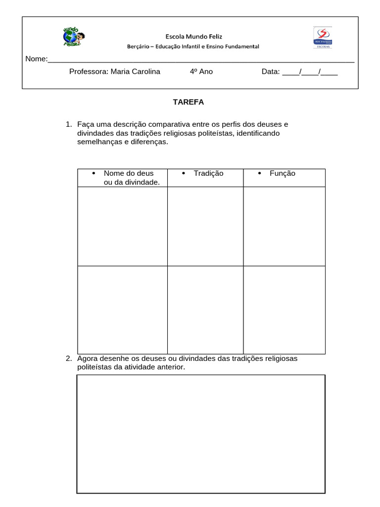 Modelo Tarefa 03 | PDF