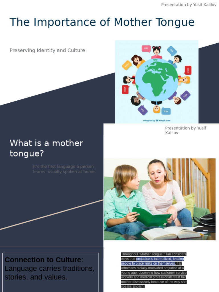 Embrace Your Mother Tongue | PDF | First Language | Multilingualism