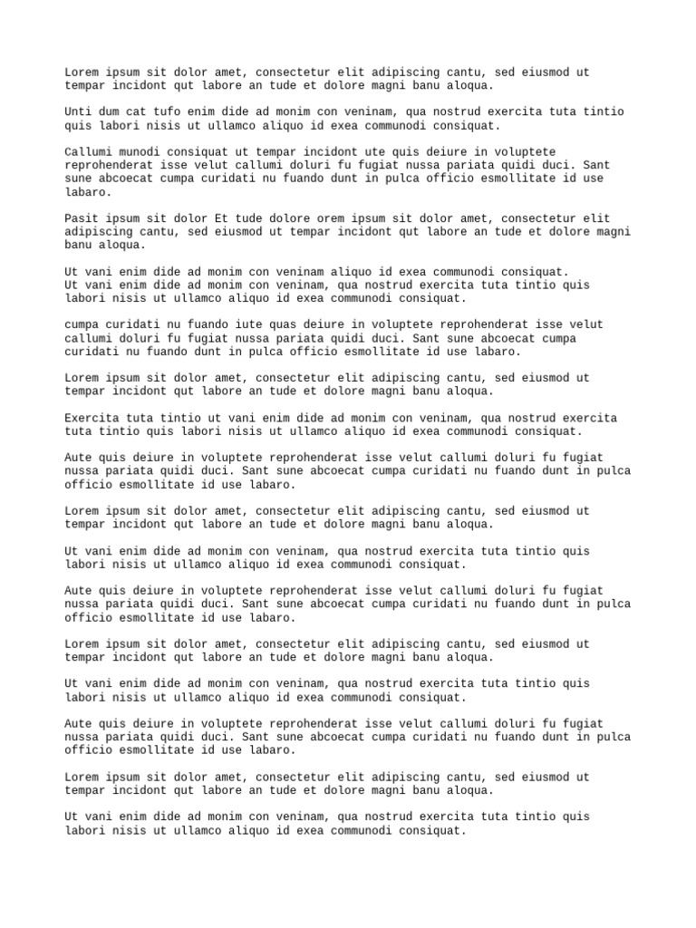 Ipsum Lorem 5 D | PDF