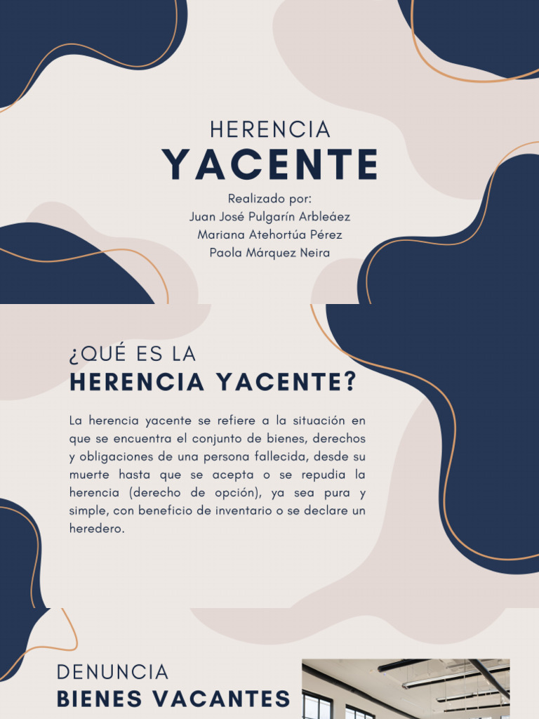 Herencia Yacente | PDF