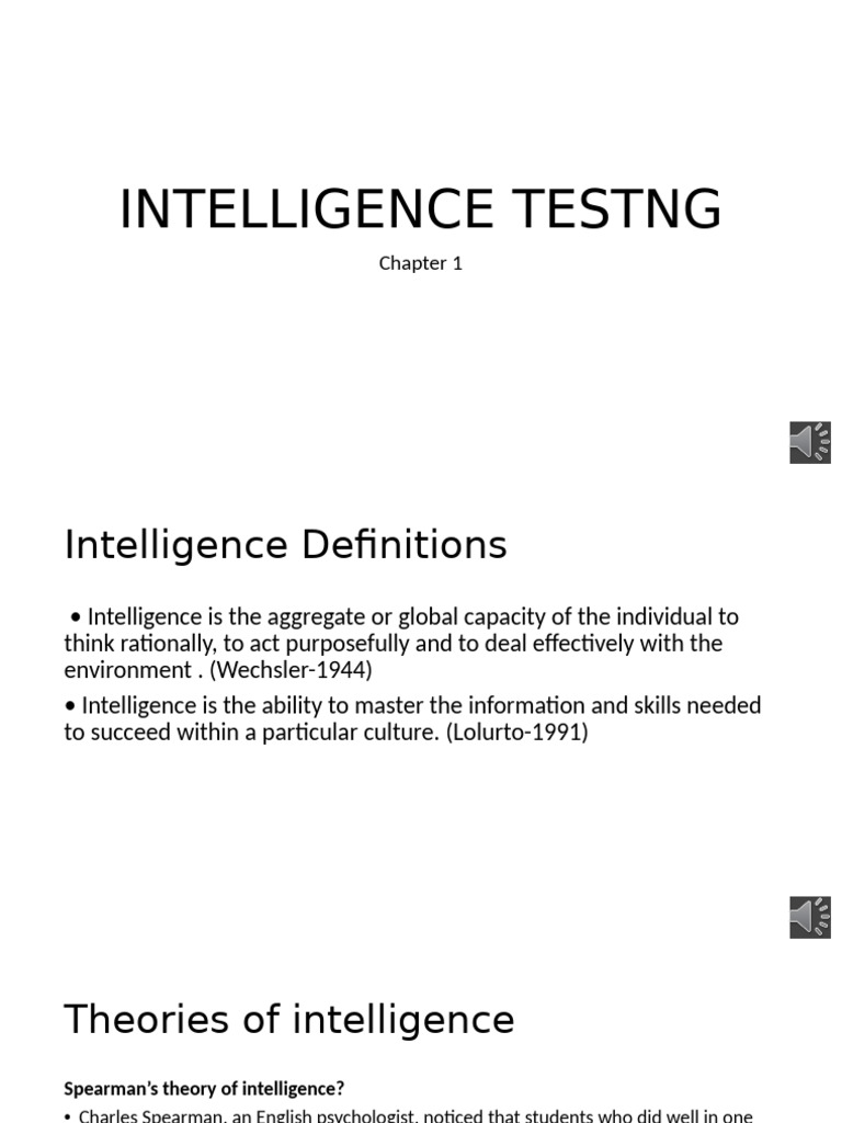 Understanding Intelligence Types | PDF | Intelligence | Intelligence Quotient