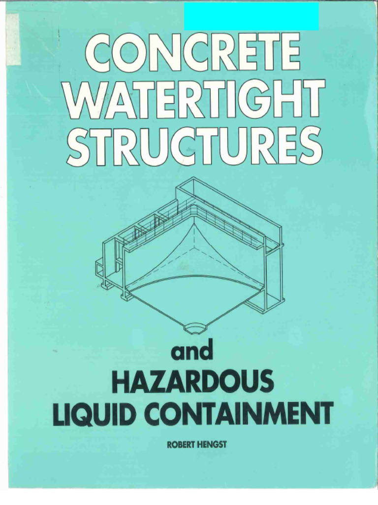 Concrete Watertight Structures Tanks Aci | PDF