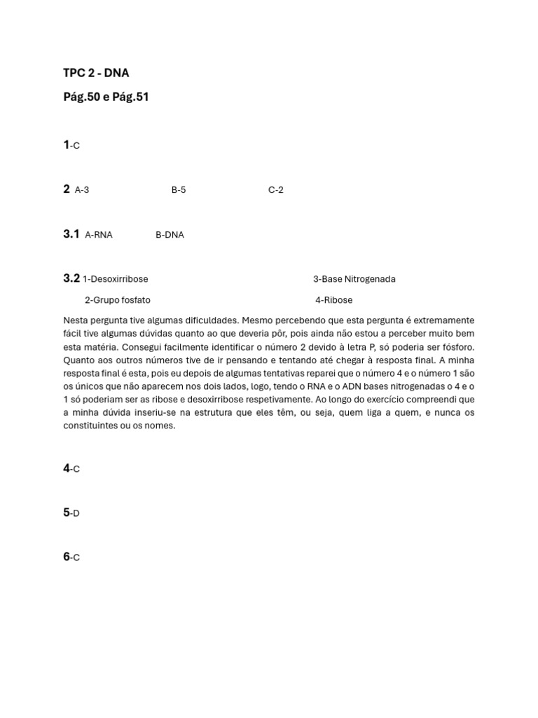 TPC 2 final | PDF | DNA | Gene