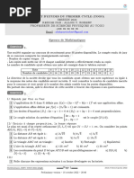 TOUTES Les Épreuves Du BEPC 2023 | PDF