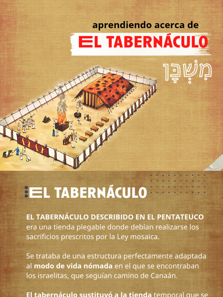 El Tabernaculo | PDF | Tabernáculo | Arca de la Alianza