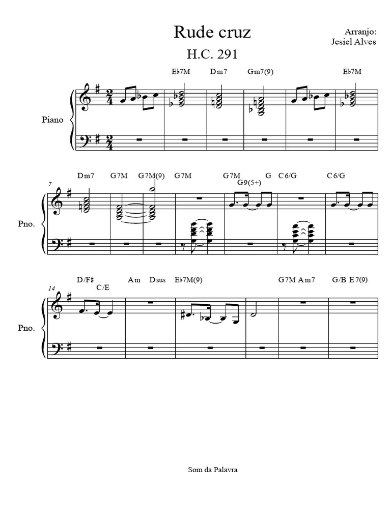 Rude Cruz - Piano | PDF