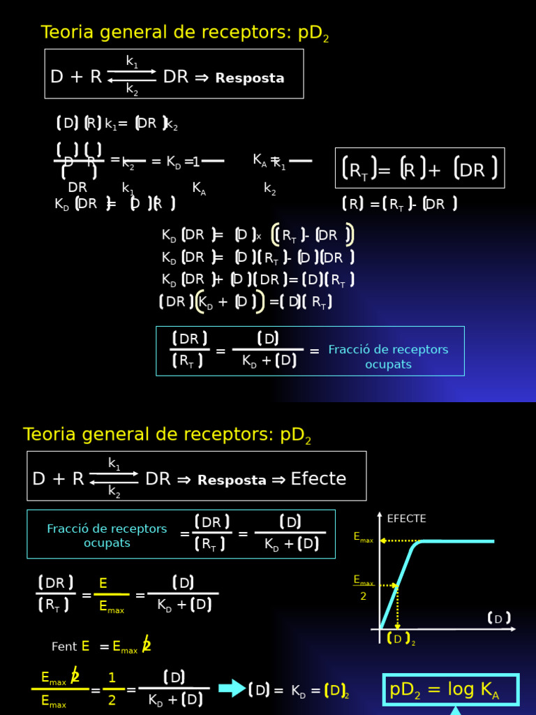 D + R DR: Teoria General de Receptors: PD | PDF
