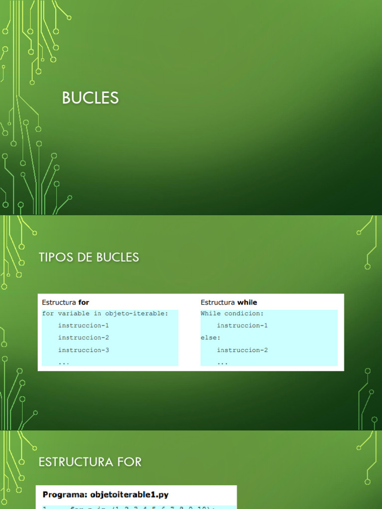 3 Bucles | PDF