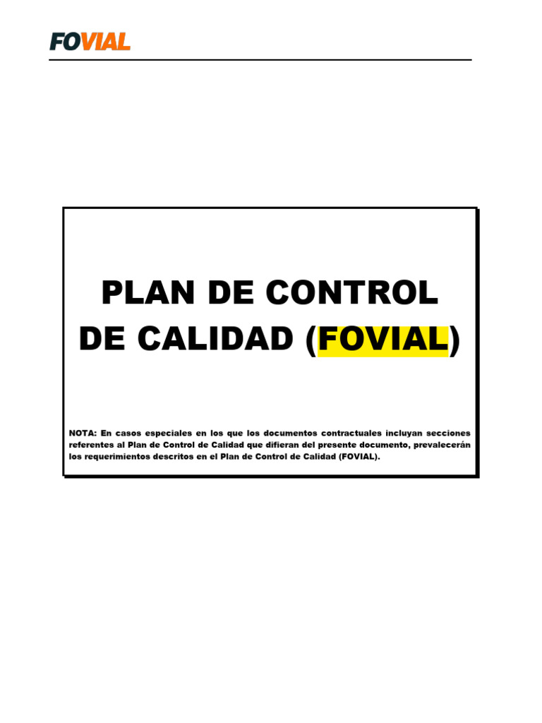 Plan Control de Calidad 2025 | PDF | Calidad (comercial) | Calibración