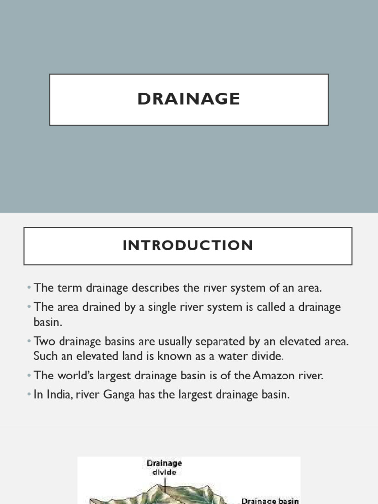 Drainage class 9 notes ncert cbsce geography | PDF | River | Himalayas