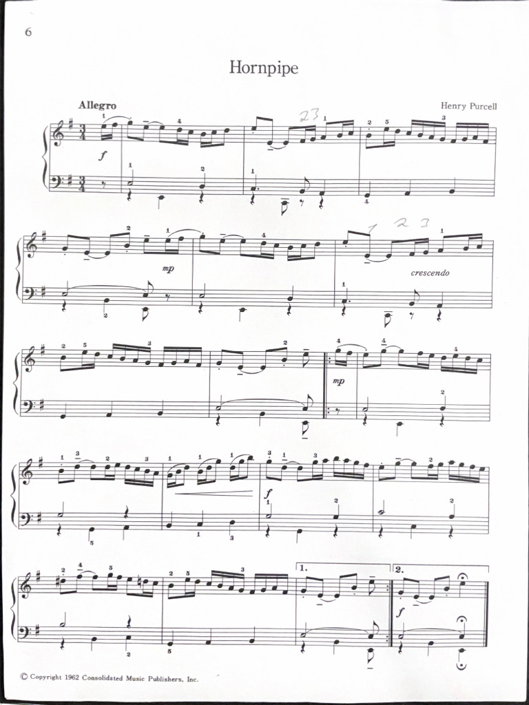 Persel Hornpipe | PDF