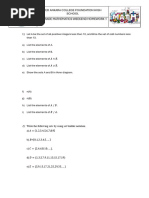3 Set Word Problems | PDF | Mathematics