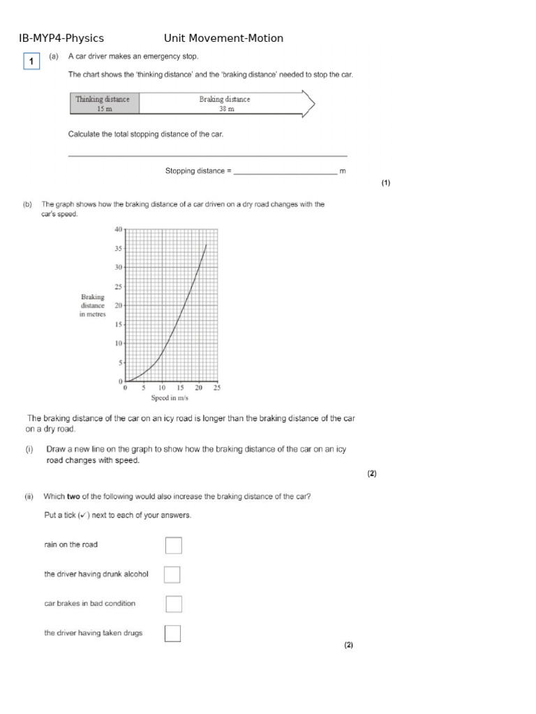IB Style Practice Sheet 1 | PDF
