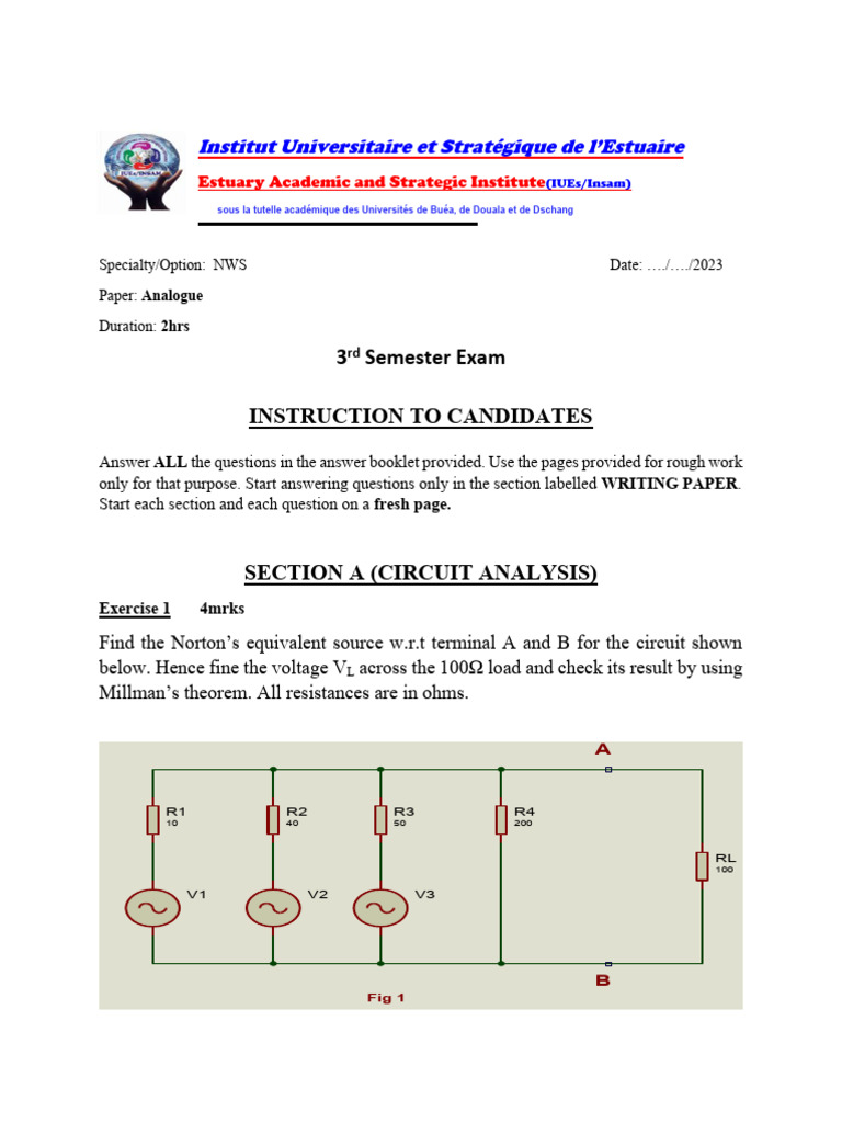 Electronic Circuit Setting b | PDF | Amplifier | Electromagnetism