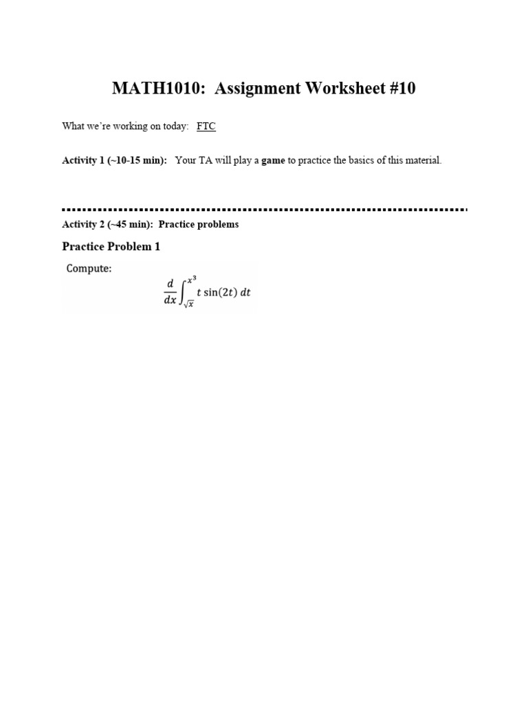 Tutorial 10 Worksheet-1 | PDF