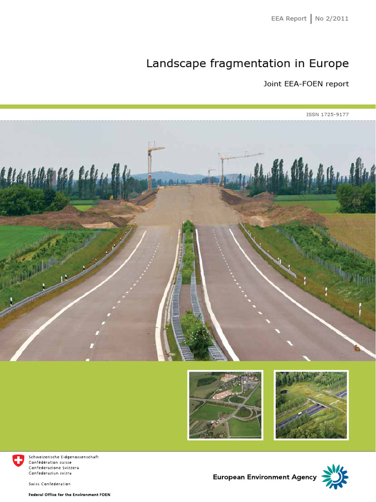 Landscape Fragmentation in Europe | PDF | Habitat | Biogeography