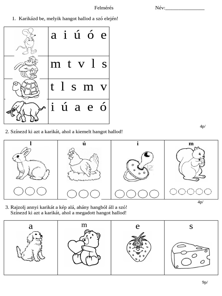 o Olvasás Felmérés Ú Után (Beszoktatási Időszak Vége) | PDF