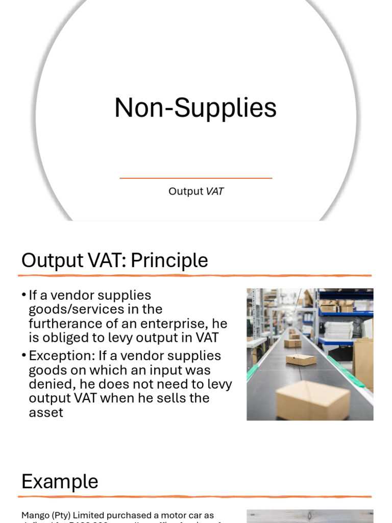 Output VAT and Input Denial Explained | PDF | Value Added Tax | Taxes