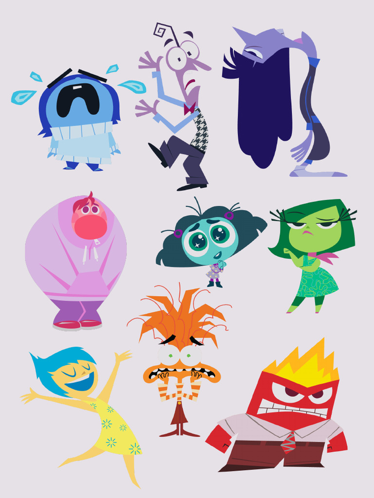 Freepik Inside Out 2 Emotions Worksheet 20250108135154l0e7 | PDF