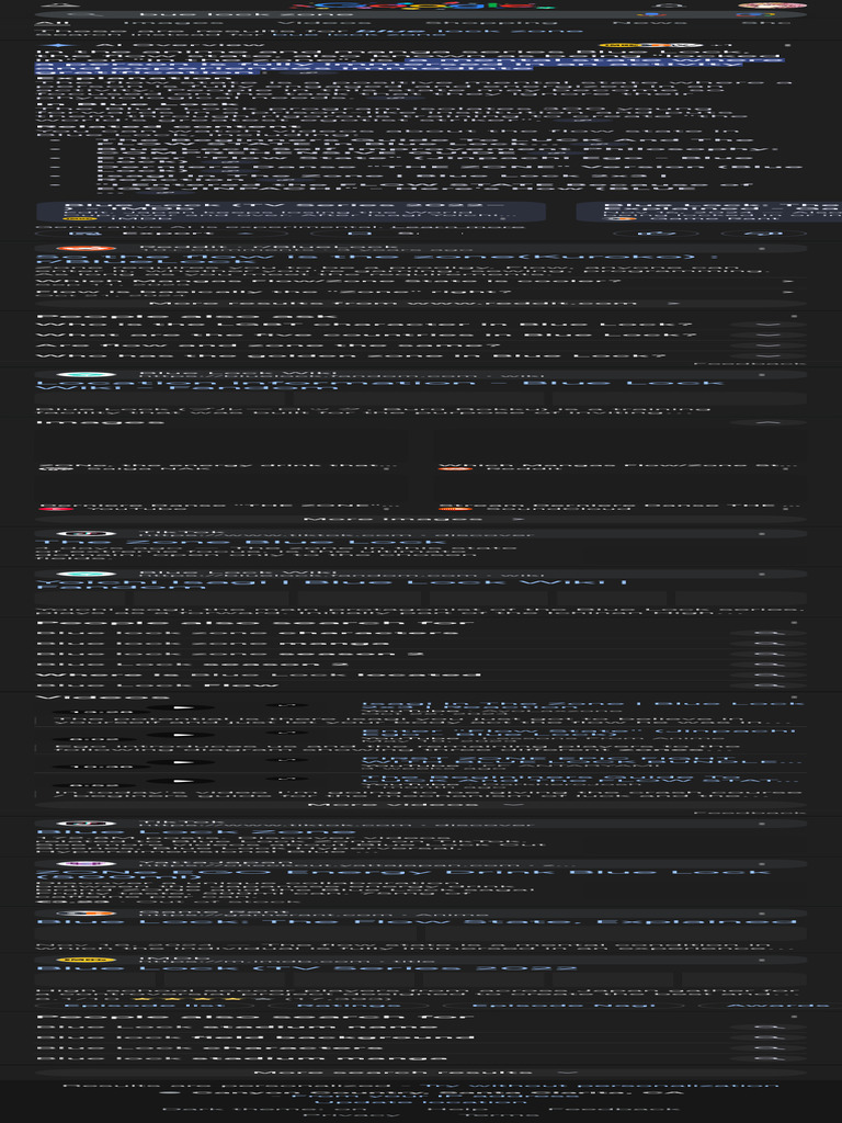 Understanding Blue Lock's Flow State | PDF