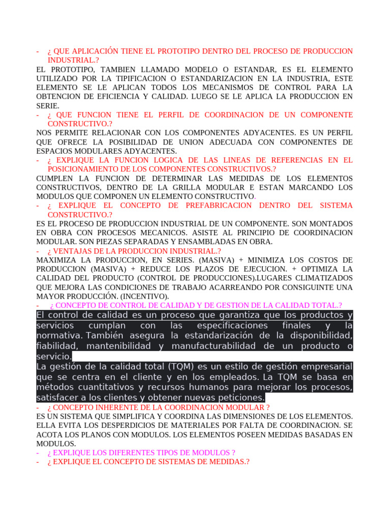 Grilla Modular en Arquitectura Industrial | PDF | Calidad (comercial ...