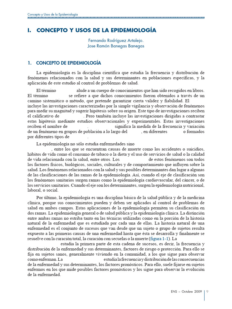 Conceptos Básicos de Epidemiología | PDF | Epidemiología | Medicina