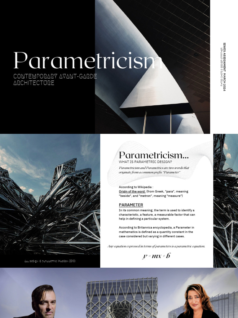 Parametricism Contemporary Avant Garde Architecture | PDF | Design | Applied Mathematics